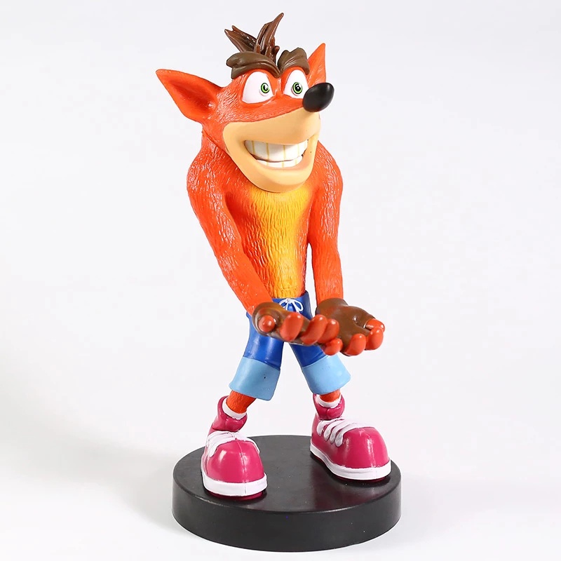 Crash Bandicoot Phone & Controller Holder PVC Figure Collectible Model ...