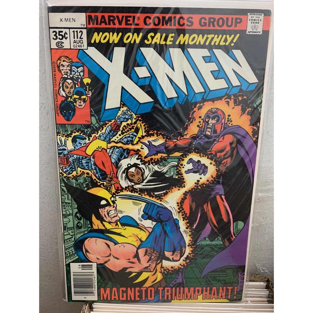 Marvel Comics: 1978 - Uncanny X-Men #112 - Magneto Wolverine | Shopee ...