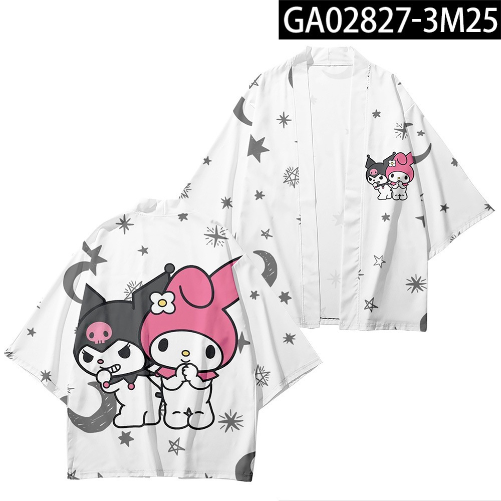 kuromi Anime Haori Robe Merchandise Two-Dimensional Sweet Japanese ...