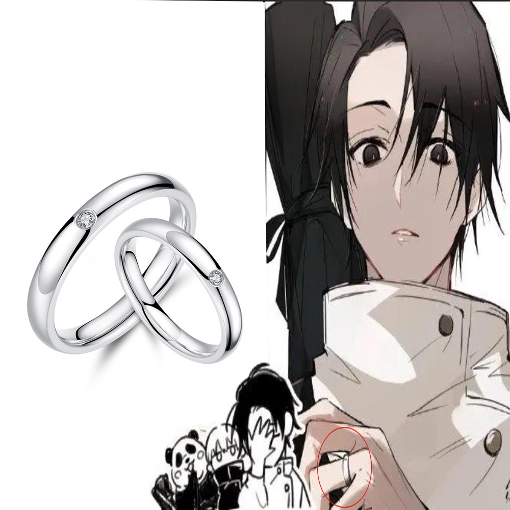 Anime Jujutsu Kaisen Okkotsu Yuta Cosplay Ring Prop Jewelry Adjustable ...