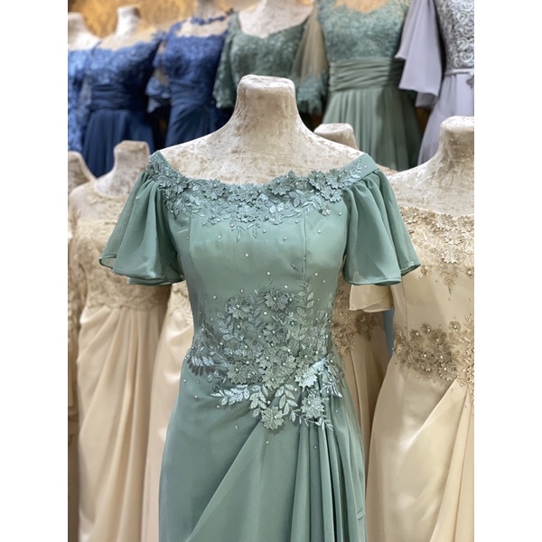 [S to 5X] Mother of the Bride (Mylin 2) Gown/ Principal Sponsor/ Ninang | Shopee Philippines