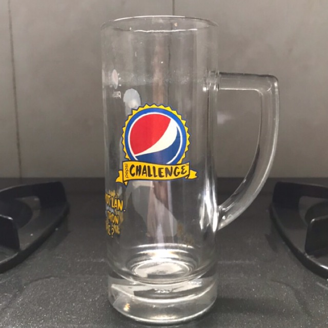 Pepsi glass cups with handles (1 box of 6 cups) | Shopee Philippines