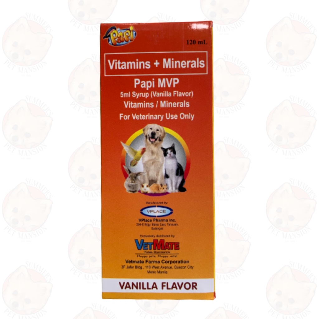 Papi MVP Dog Cat Vitamins and Minerals - 120mL | Shopee Philippines