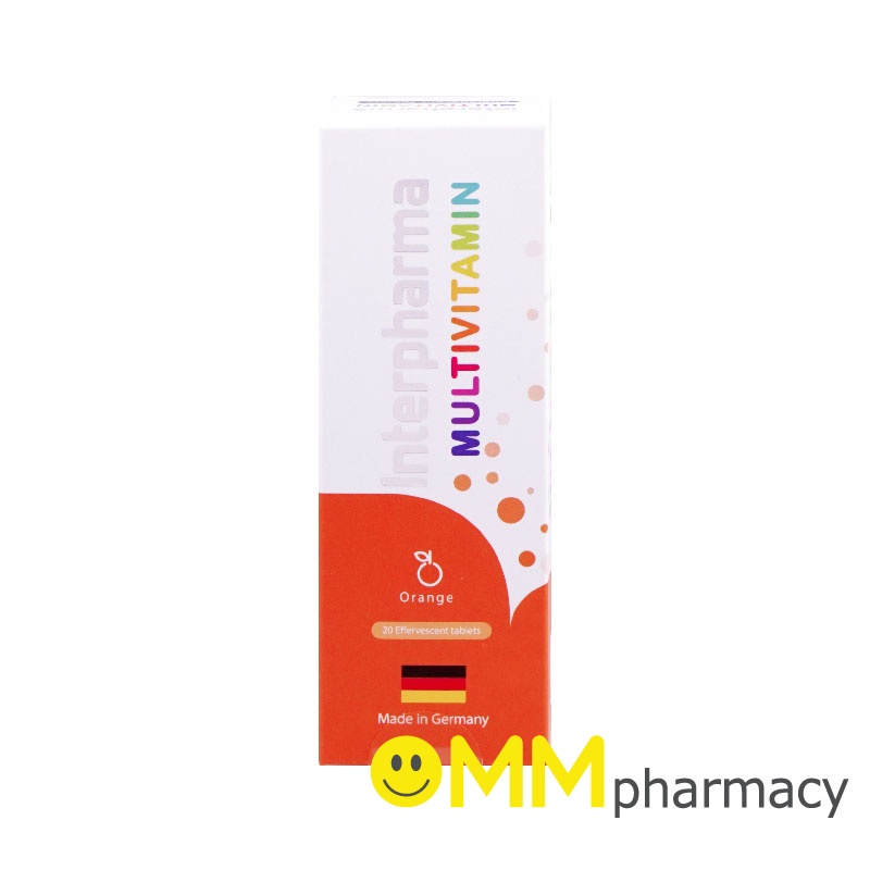 INTERPHARMA MULTIVITAMIN 20'S Effervescent Tablets/Tube | Shopee ...
