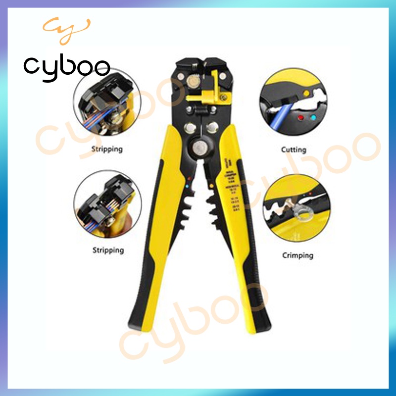 Professional Automatic Wire Striper Cutter Stripper Crimper Pliers Tool ...