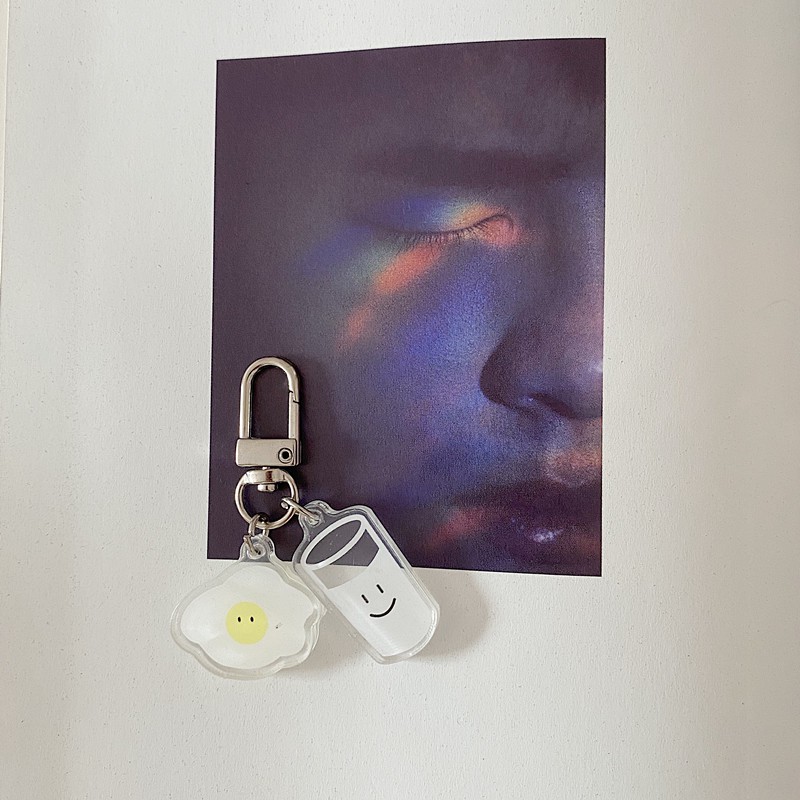 Ohaya 丨 Milk Pudding Keychain 丨 Korea ins Cartoon Cute Acrylic Koala ...