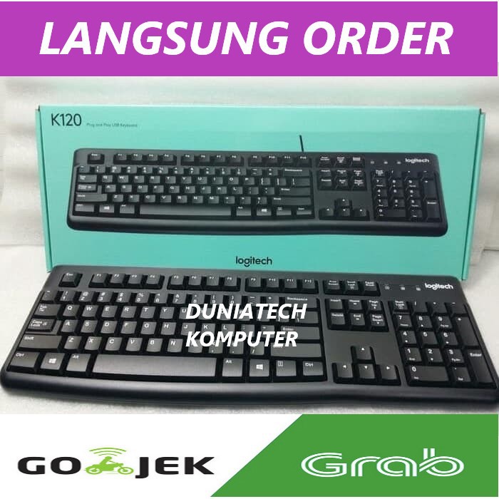 Logitech K120 USB Keyboard 100% Original 1 Year Official Warranty | Shopee Philippines