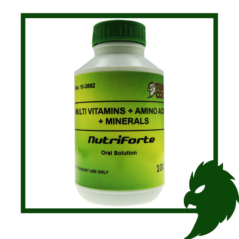 100 ML Nutriforte TurboCock Gamefowl Supplements - European Technology ...