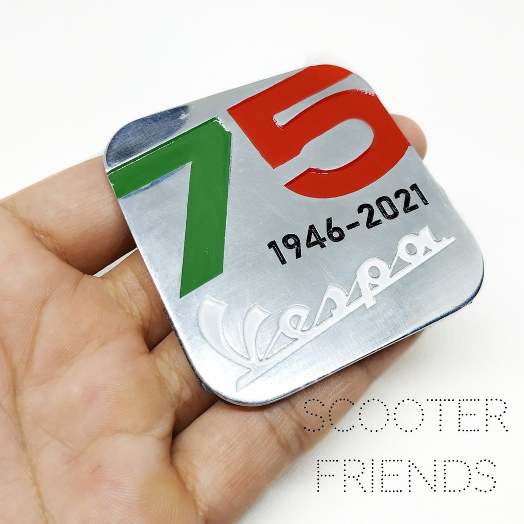 Vespa Anniversarry Badge Emblem 75 Years | Shopee Philippines