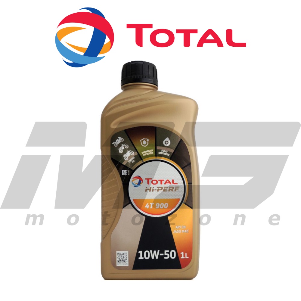 Total Hi-Perf 4T 900 10w 50 Motorcycle Oil 1L | Shopee Philippines