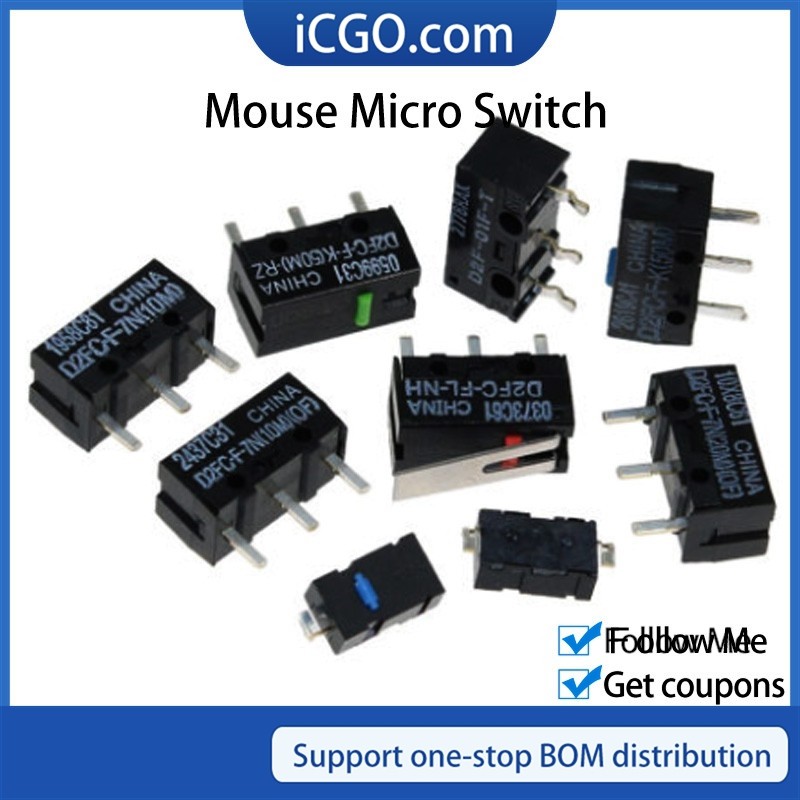 5Pcs Original OMRON mouse micro switch D2FC-F-7N 10m 20m OF D2FC-F-K ...