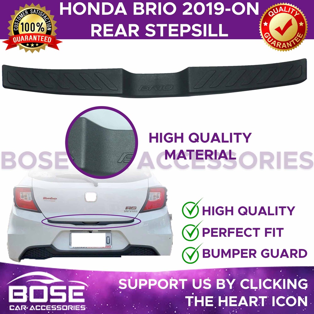 Premium Honda Brio J G E 2019 - 2023 Rear Bumper Cover / Rear Stepsill ...