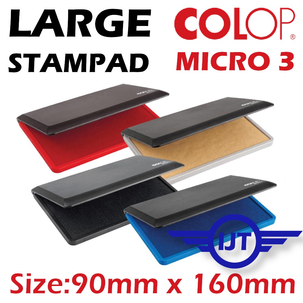 COLOP Micro 3 Large Stampad / COLOP Big Stamp Pad / Ink Pad (90 x 160mm ...