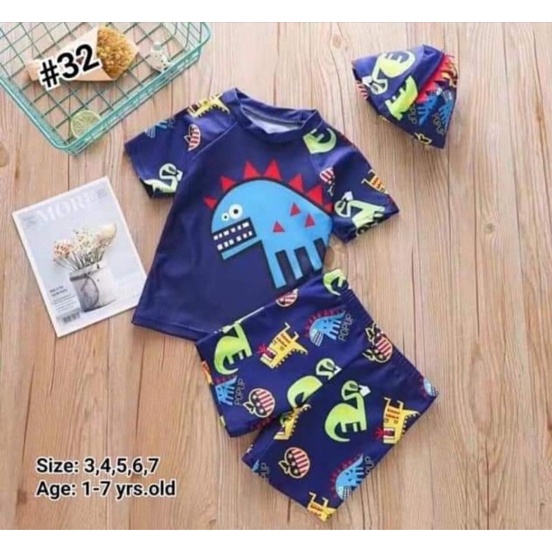 Dinosaur Terno pang swimming for kids | Shopee Philippines