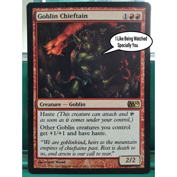 Magic: The Gathering(MTG) Card Goblin Chieftain Mix Sets | Shopee ...