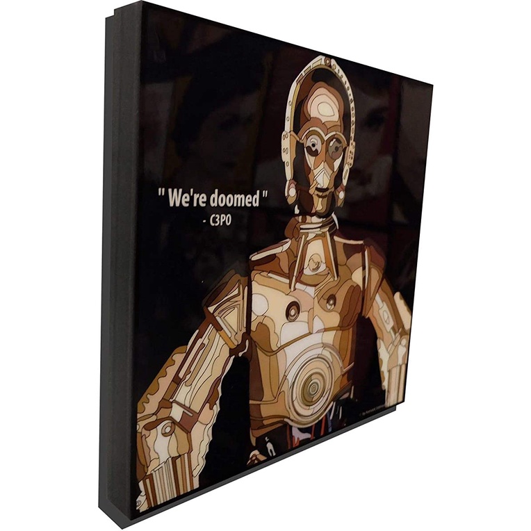 C3PO Star Wars Poster POP Art Print Painting on Canvas Motivational ...