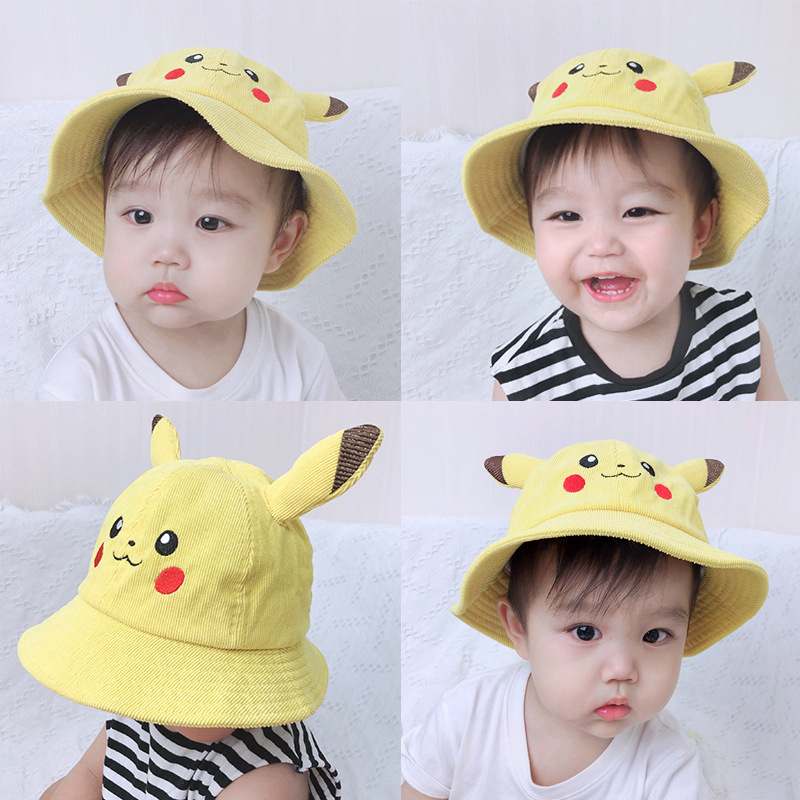 Kids Boys Girls Children Fisherman Cap Hat Pikachu Pokemon | Shopee ...