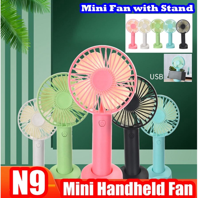 N9 High Quality USB Mini Hand Held Fan With Phone Stand | Shopee ...