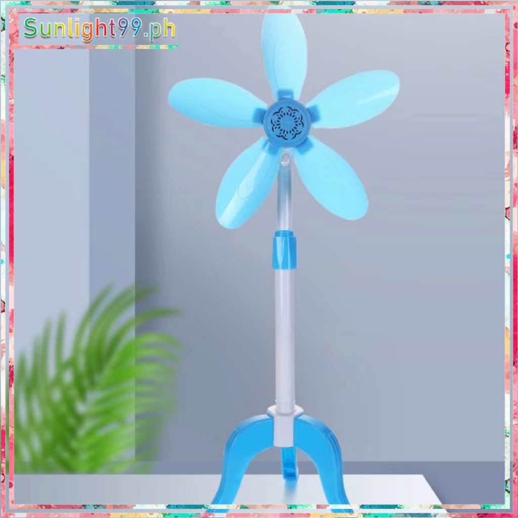 5 Blades stand fan electric pedestal fan adjustable fan detachable leg ...