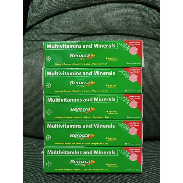 Berocca Multivitamins and Mineral 15 Tablets | Shopee Philippines