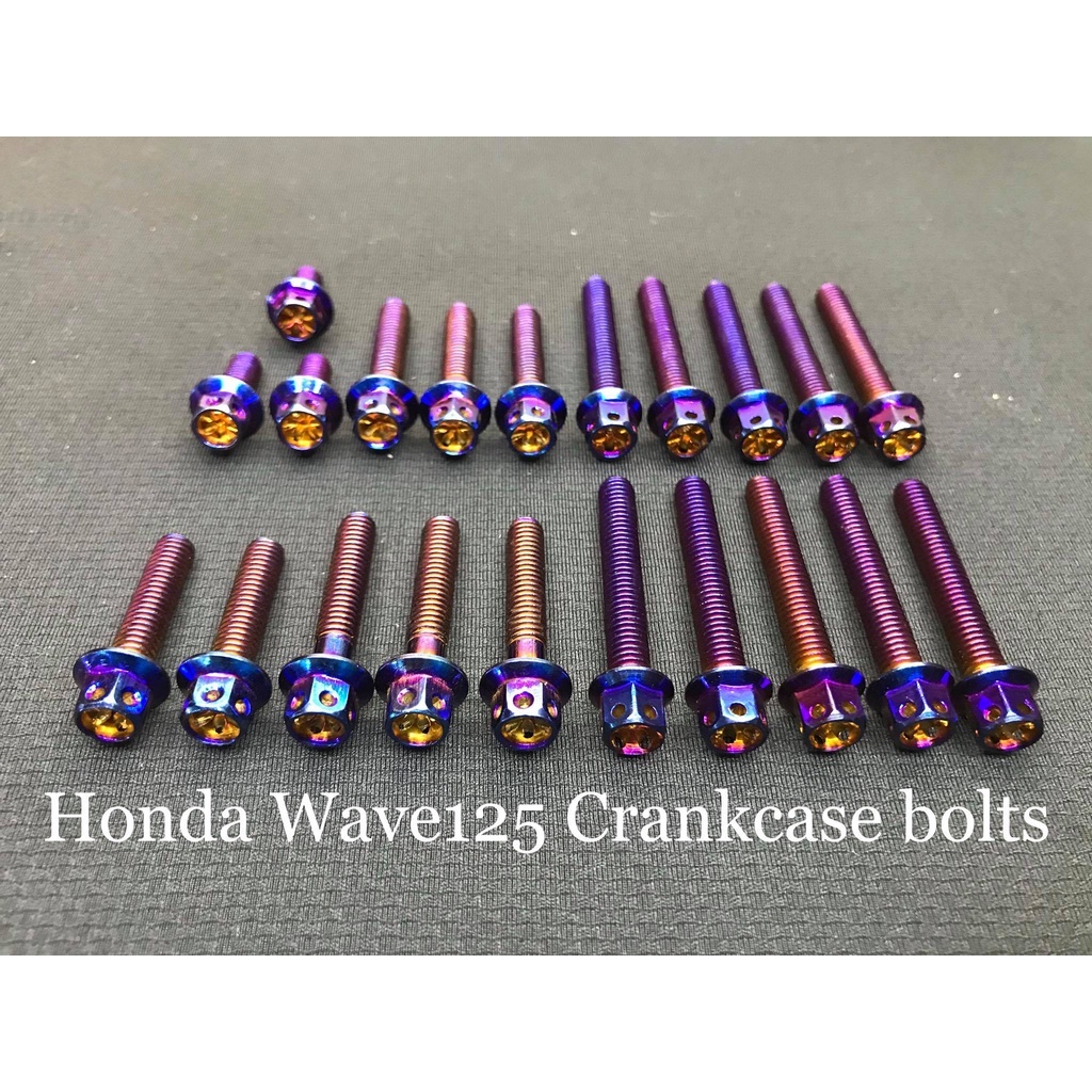 Heng Crankcase Bolts for Wave 125 (SOLD AS SET) | Shopee Philippines