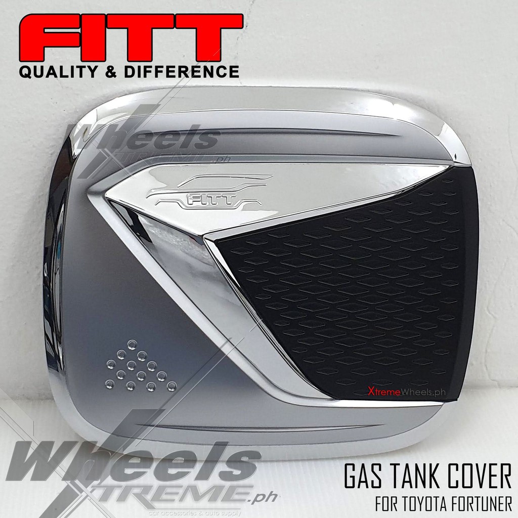 TOYOTA FORTUNER 2016-2025 Gas Tank cover Fitt Brand / FITT logo ...