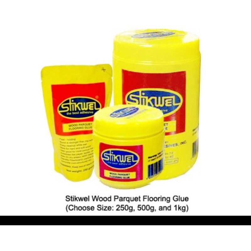 ORIGINAL STIKWEL WOOD PARQUET FLOORING GLUE PANDIKIT SA KAHOY 250G ...