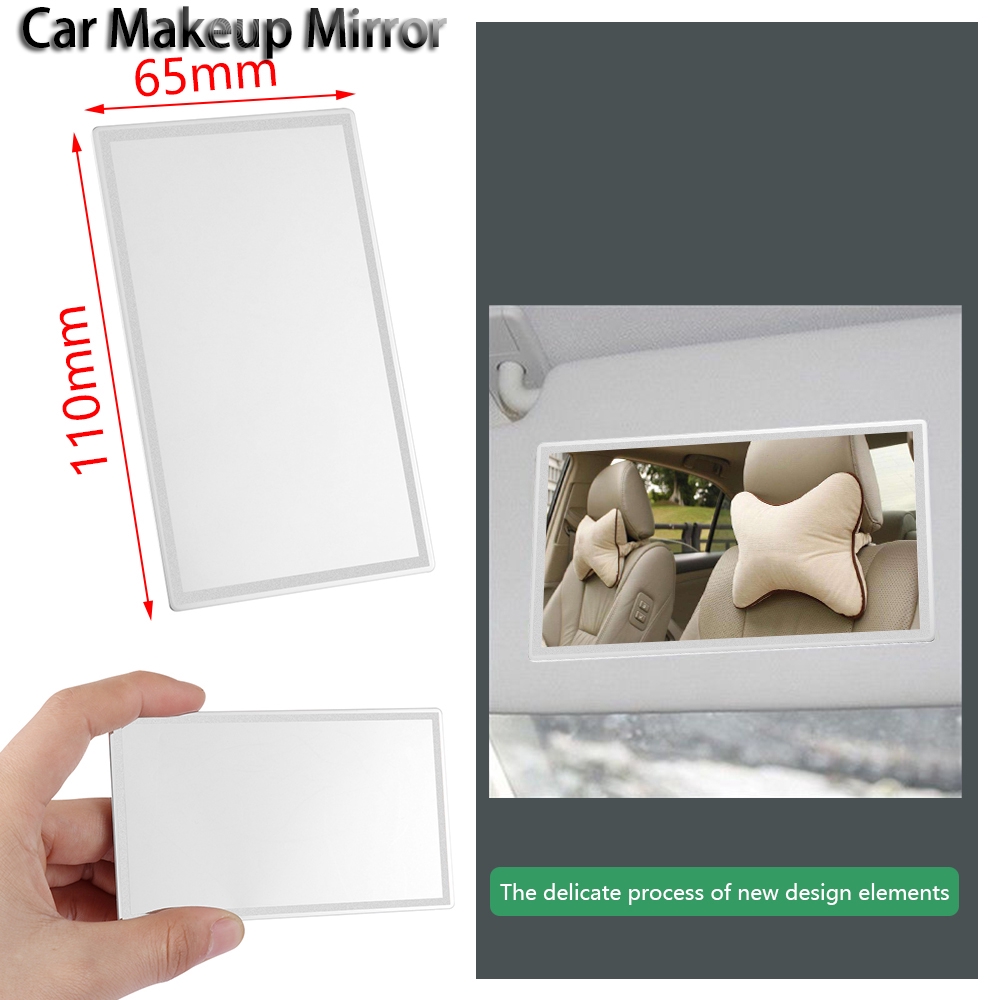 Practical Cosmetic Sun Visor Decoration Car Makeup Mirror Sun Visor ...