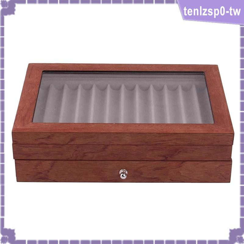 [3-Layer Wooden Pen Display Box 23PCS Pen Organizer Box, Pen Display ...