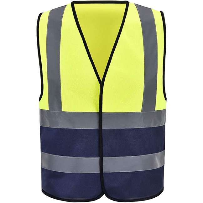 AYKRM 12 colour High visibility viz vest hi vis viz reflective safety ...