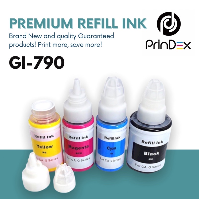 PrinDex Compatible GI790 GI-790 790 GI890 GI-890 Refill Ink for CA ...