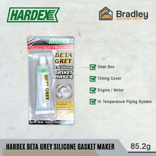 Hardex Silicone Gasket Maker Beta Grey (85.2g) | Shopee Philippines