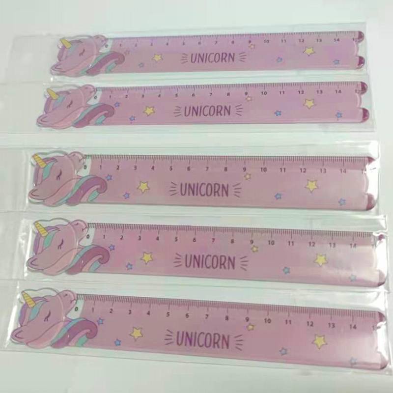 15CM New Cute unicorn Kawaii Study Color Ruler Multifunction DIY ...