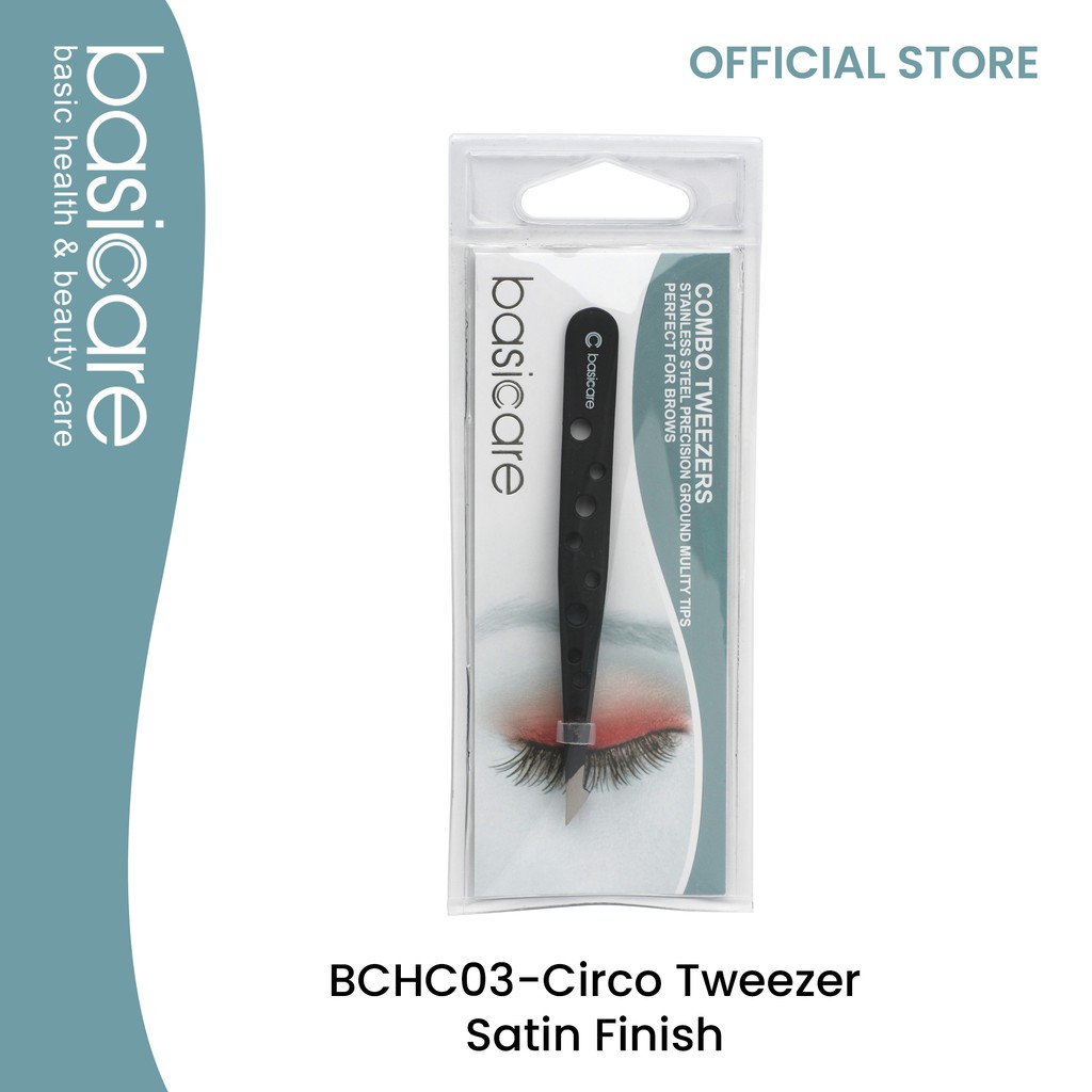 Basicare Bc Circo Tweezer Satin Finis 9.6Cm BCHC03 | Shopee Philippines