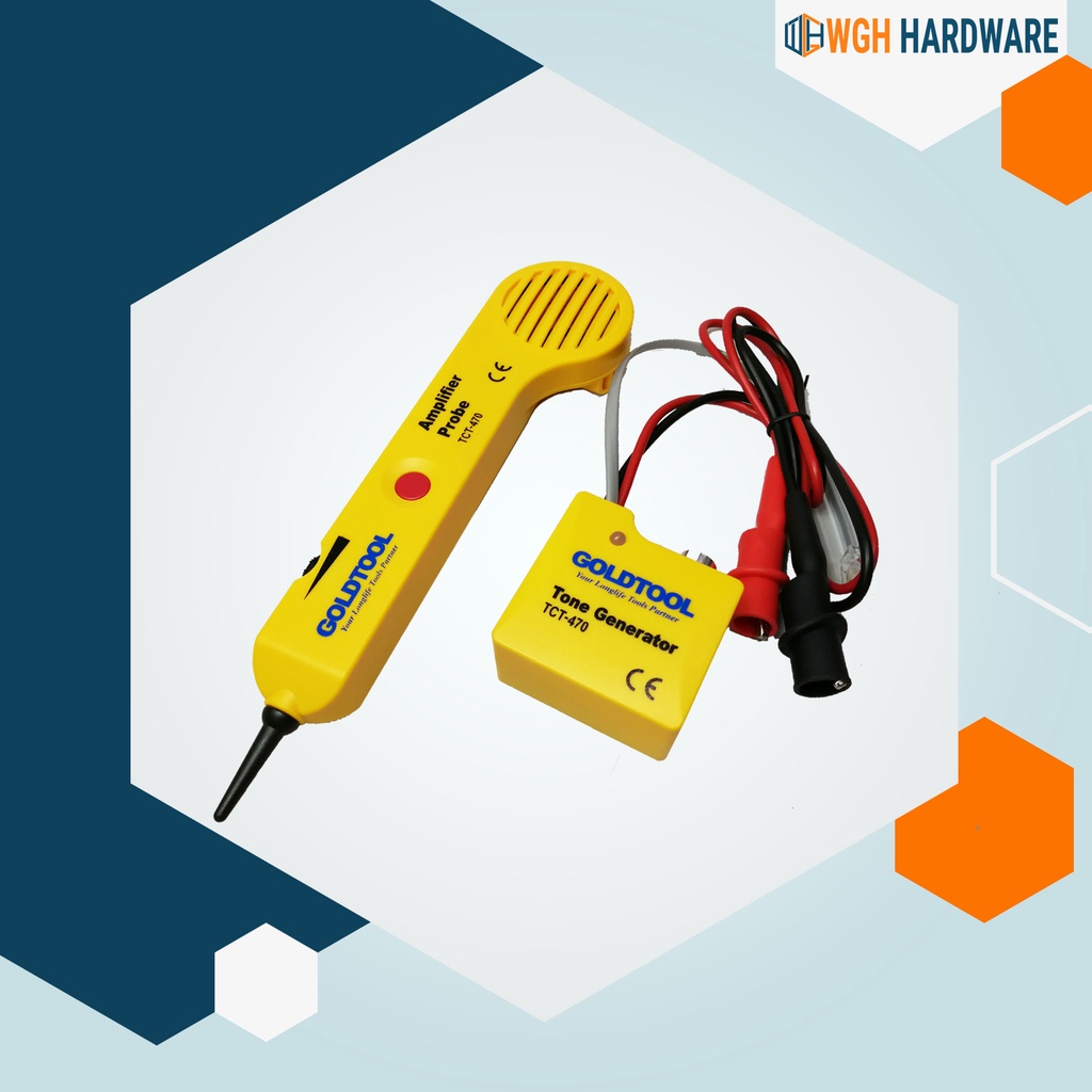 WGH Tone Generator Cable Tracker Wire Network Tester Telephone ...