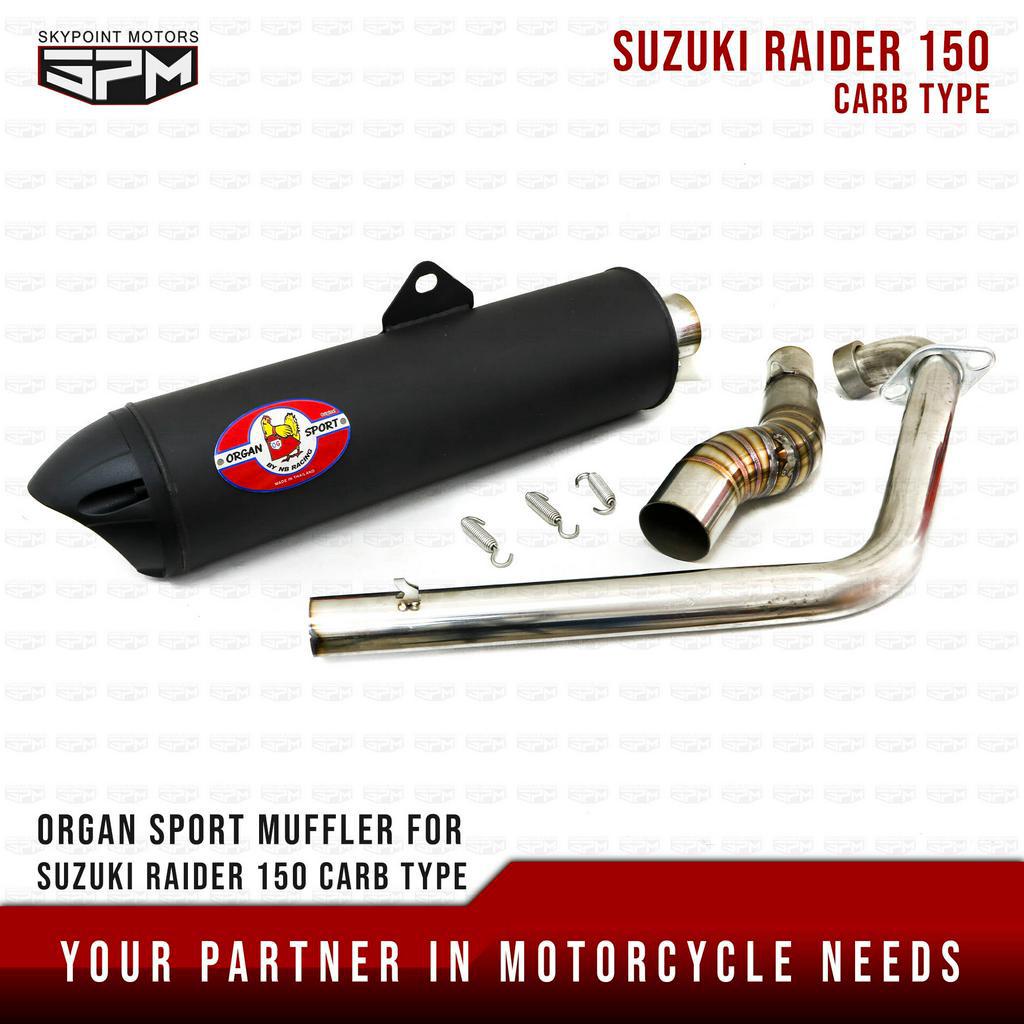 ORGAN SPORT MUFFLER FOR SUZUKI RAIDER 150 CARB TYPE (9856-378-Organ ...