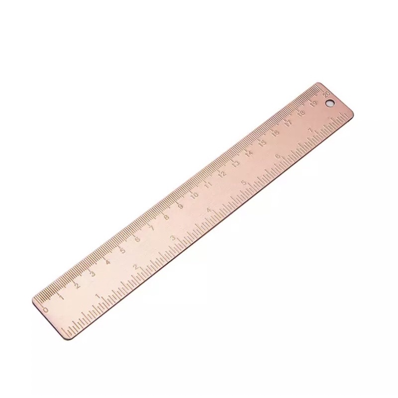 Nordic Metallic Brass Aesthetic Rulers / Protractor / Triangles ...