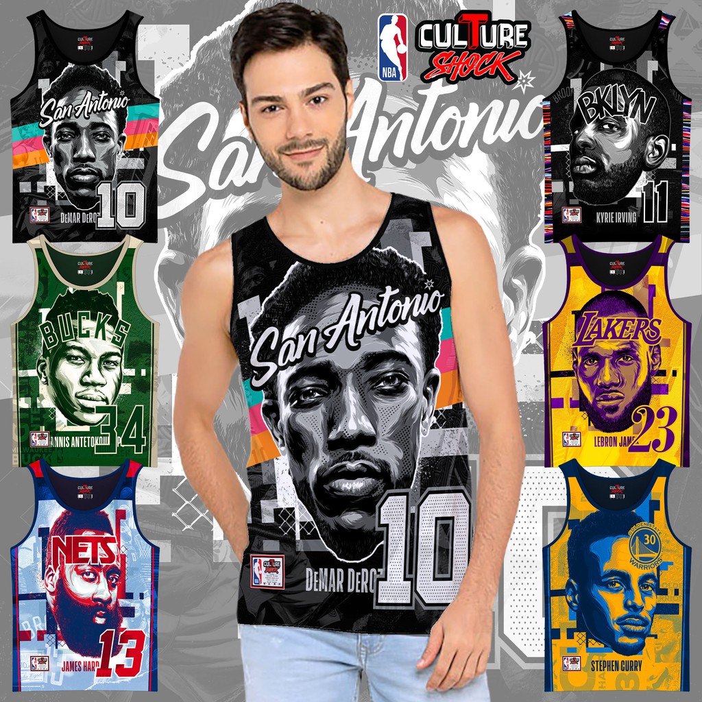 Culture Shock NBA Lebron James Sando Shirt Plus Size Basketball Sports ...