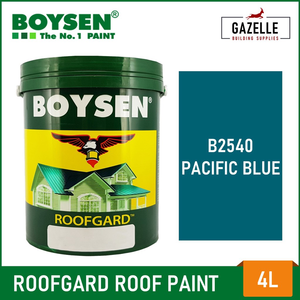 Boysen Roofgard Roof Paint - 4L (8 colors) | Shopee Philippines