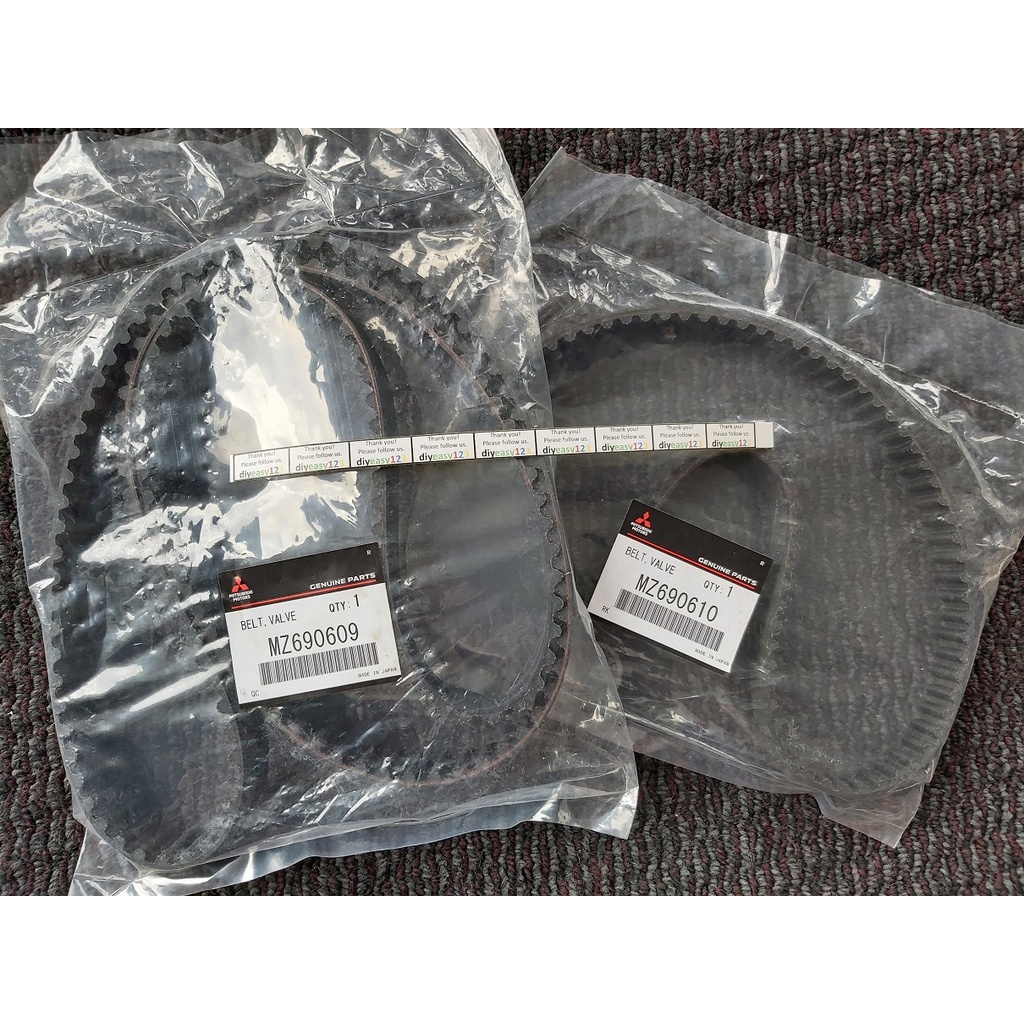 Mitsubishi Adventure 4d56 Original Timing and Balancer Belt | Shopee ...
