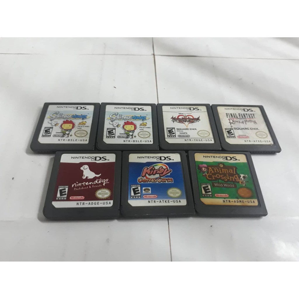 Nintendo DS Game Cartridges (US Version) Cartridges Only | Shopee ...