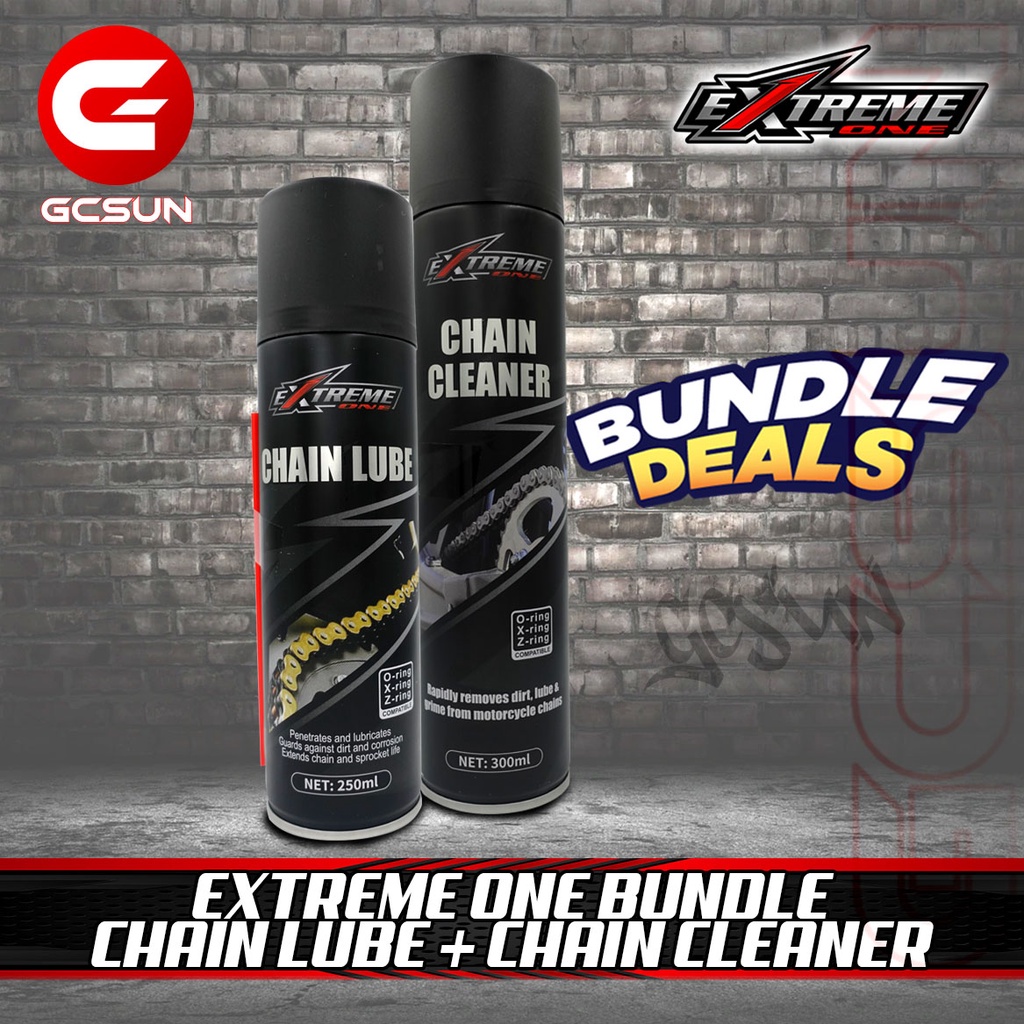 (BUNDLE)EXTREME ONE CHAIN CLEANER,CHAIN LUBE - GCSUN MOTORCYCLE ...