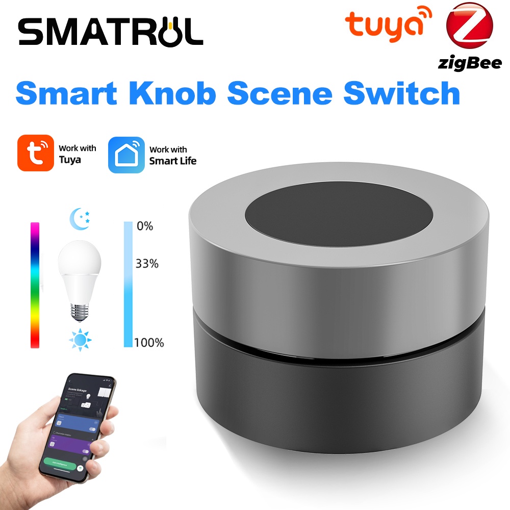 SMATRUL Tuya Zigbee Smart Home Scene Switch Knob Dimmer Light Bulb ... SMATRUL Tuya Zigbee Smart Home Scene Switch Knob Dimmer Light Bulb ...