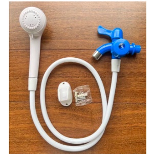 Handled Shower set plastic materials set of Plastic two way faucet ...