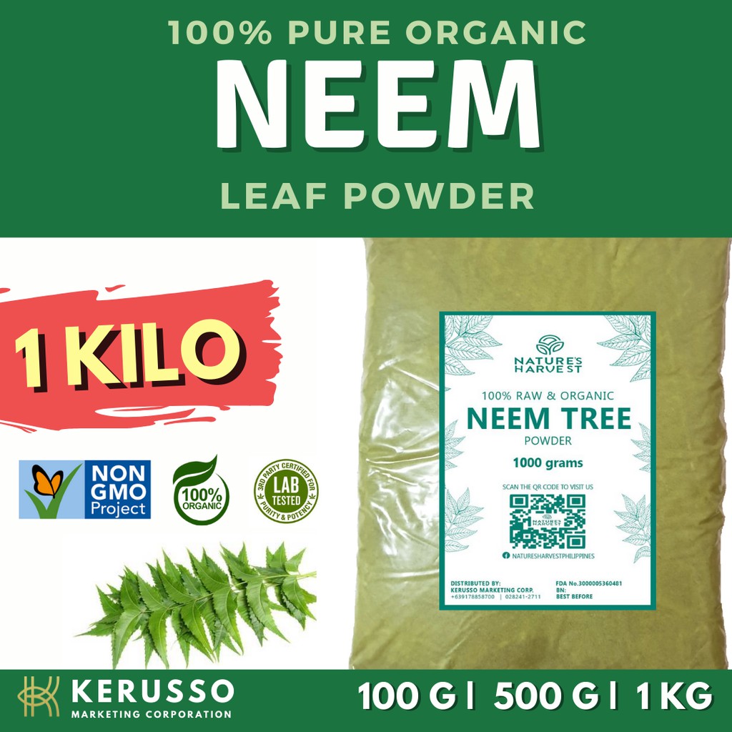Neem Tree Powder Organic 1000 grams | Shopee Philippines