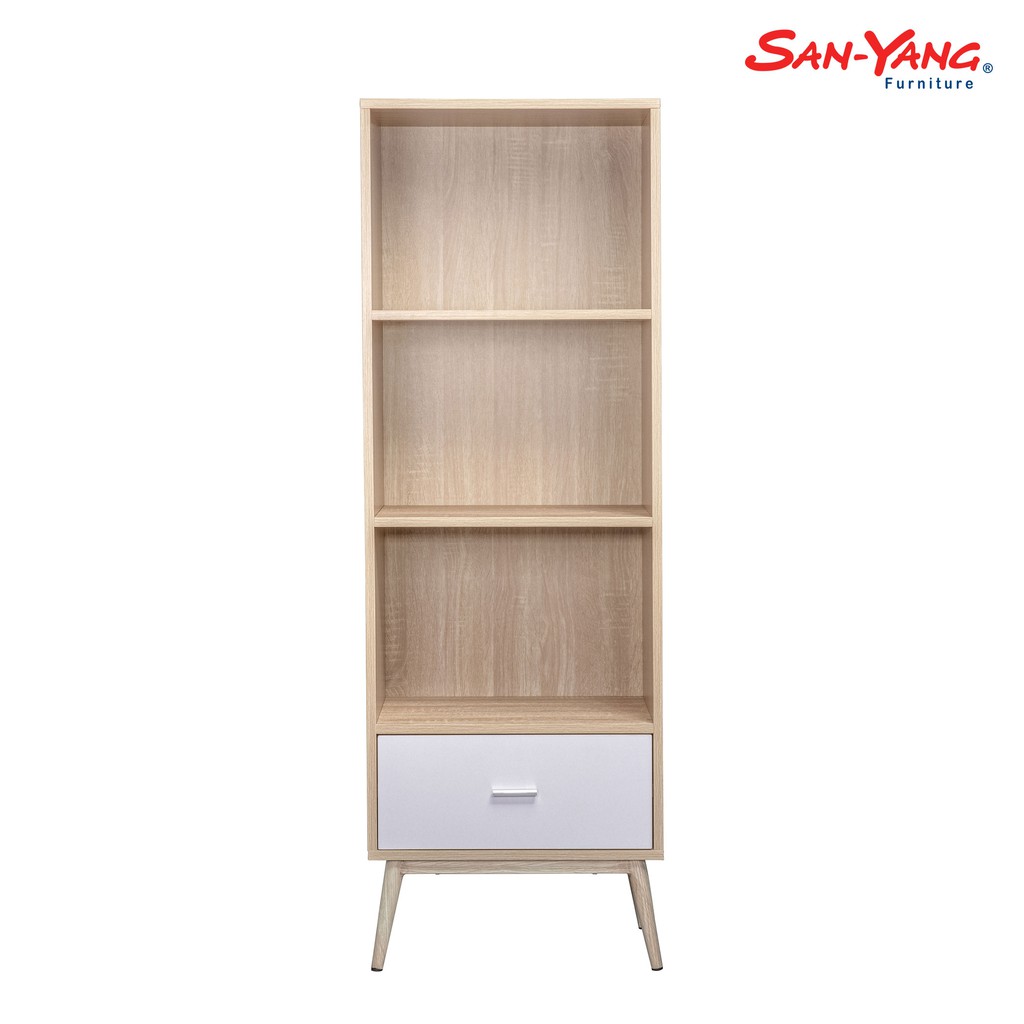 Multi-Shelves 5-Layer Oak and White 201707 | Shopee Philippines