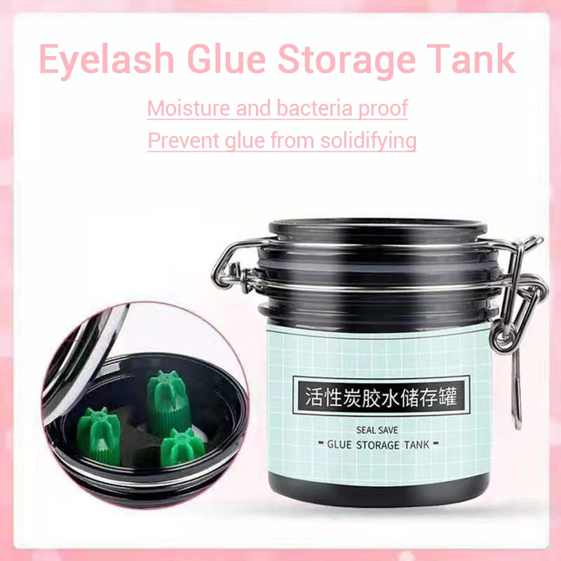 Eyelash Glue Storage Tank Eyelashes Extension Glue Bonder Container ...