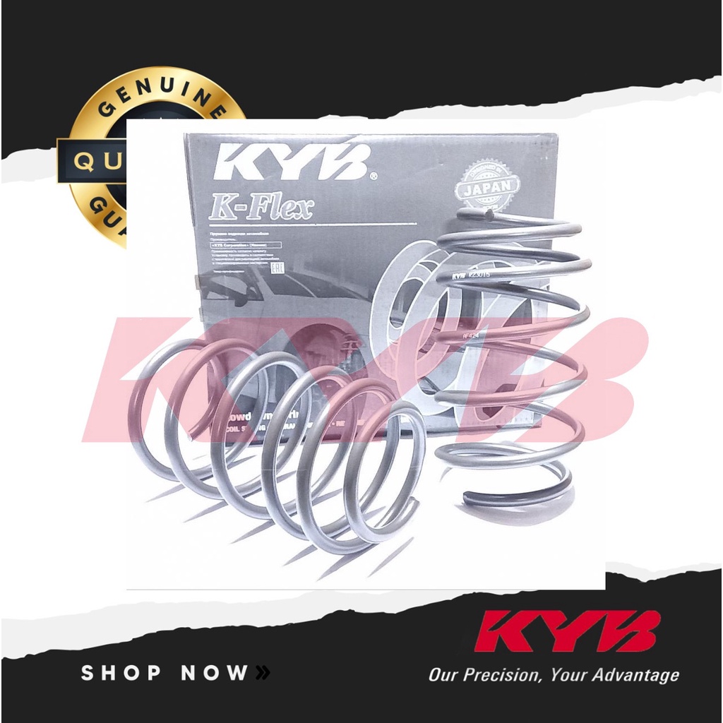 KYB (2pcs) Lowering Spring (Rear) for Toyota Vios / Yaris NCP91/92 ...