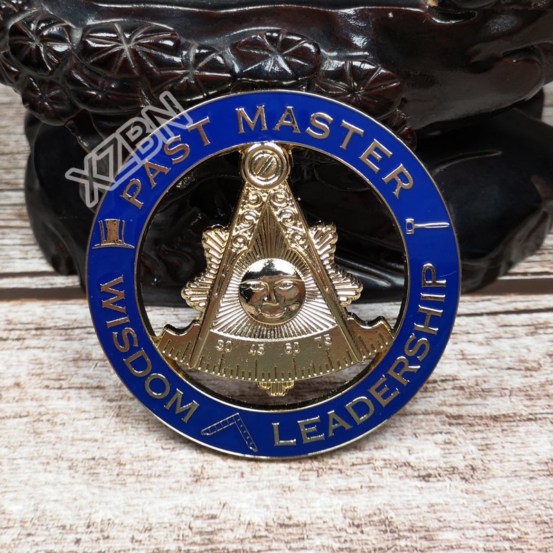 Masonic Auto Car Badge Emblems mason freemason BCM34 PAST MASTER WISDOM ...