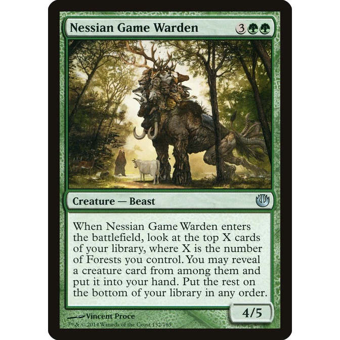 MTG =Singles= Nessian Game Warden | Shopee Philippines
